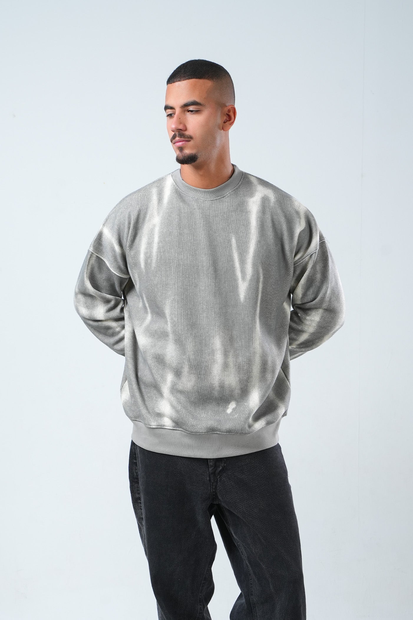 Ash Fade Crewneck – Gray – Neper
